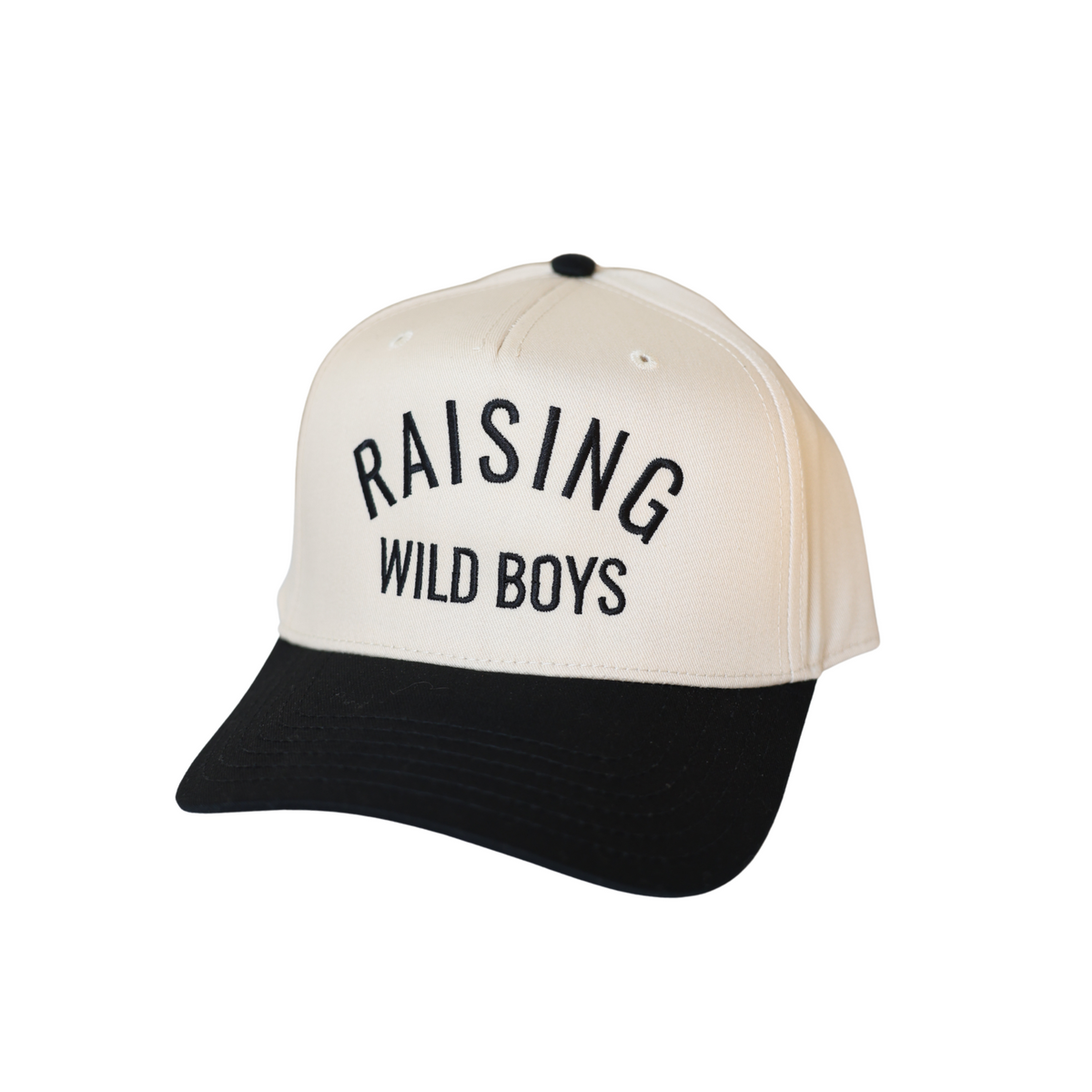 Black + Cream Raising Wild Boys Snapback – Legacy Minis